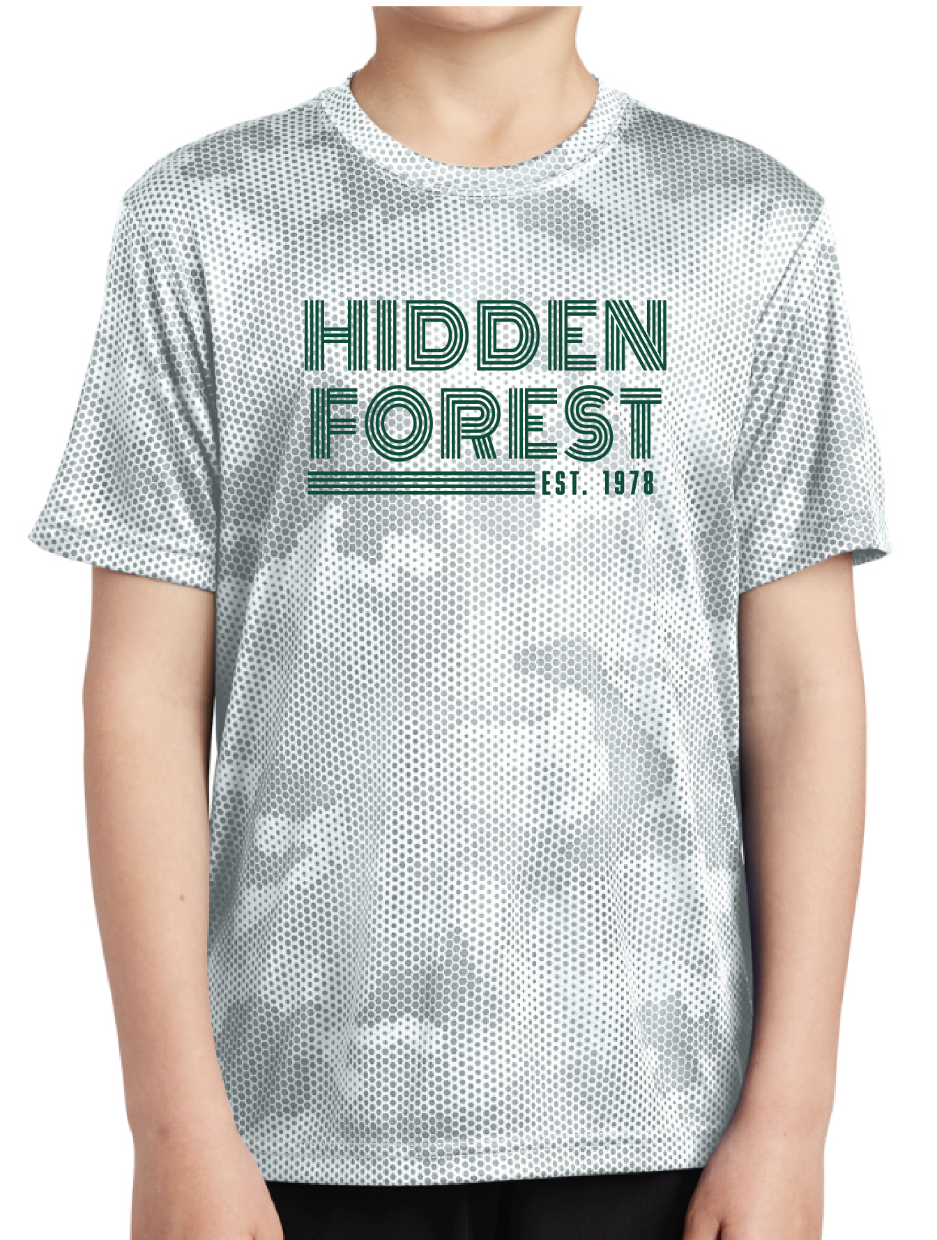 Brand NEW Dry Fit Camouflage T-Shirt | Hidden Forest Elementary School PTA